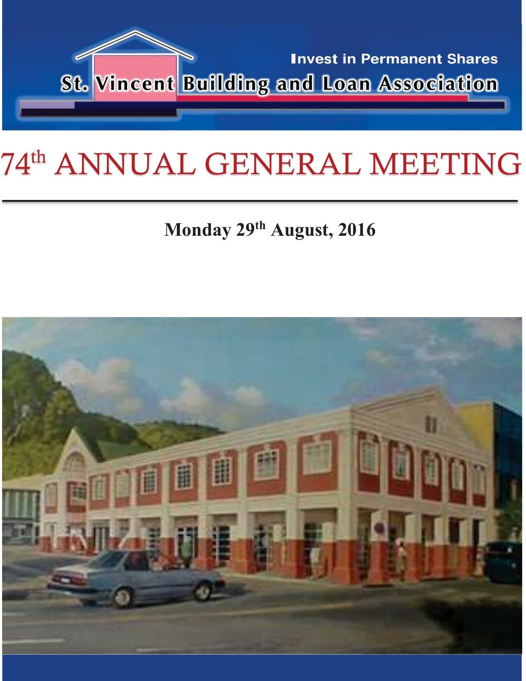 AGM Booklets – St. Vincent Building & Loan Association
